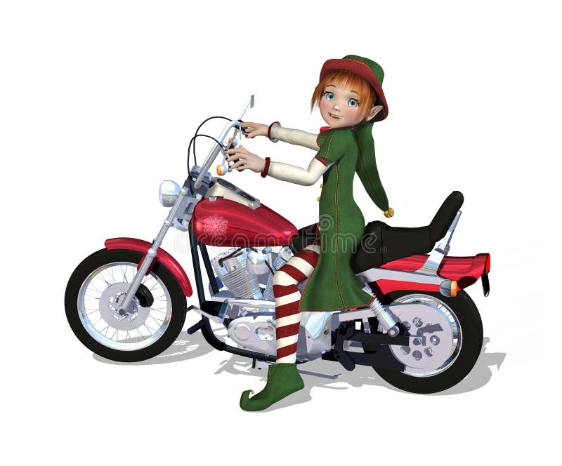 Christmas Elf Sitting on Edge Stock Vector - Illustration of sign ...