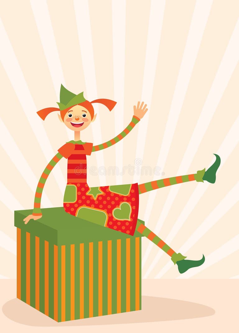 Elf Sitting Stock Illustrations – 2,472 Elf Sitting Stock Illustrations ...
