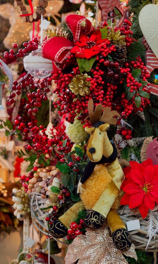 Toy,elk, Cloth, Puppet,decoration,Christmas Stock Photo - Image of ...