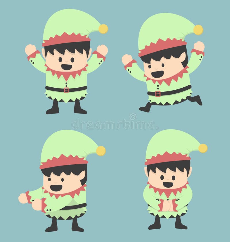 Christmas Elves Stock Illustrations – 6,537 Christmas Elves Stock ...