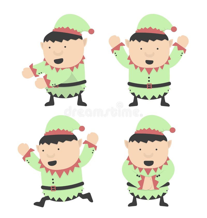 Christmas Elves Stock Illustrations – 3,836 Christmas Elves Stock ...