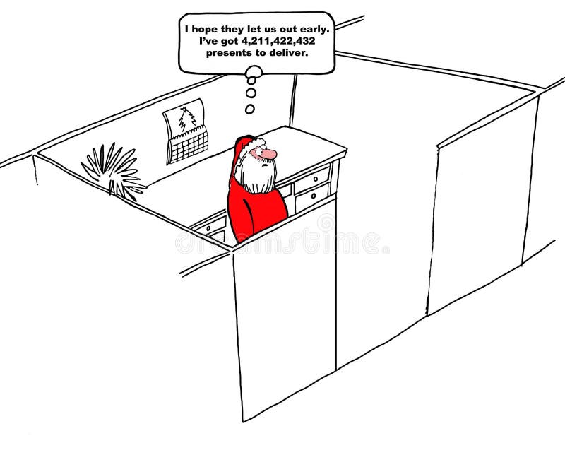 Christmas Eve stock illustration. Illustration of comics - 68113446