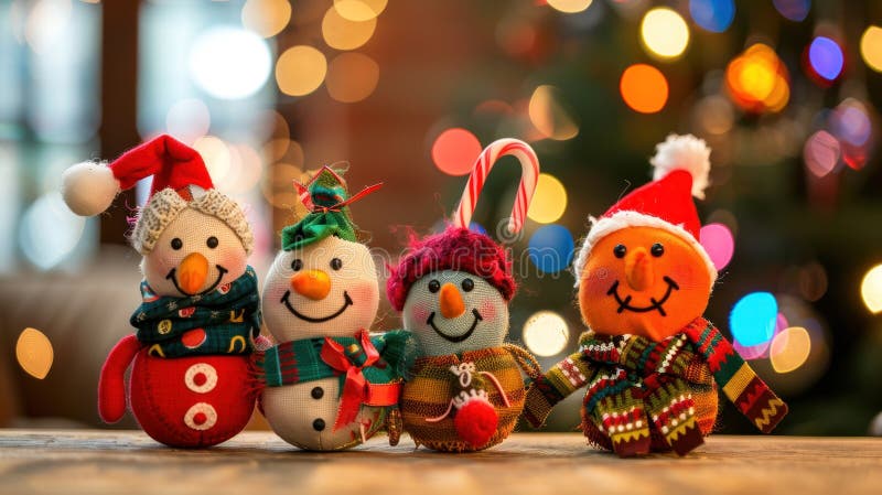 Christmas Eve Puppet Making Workshop Stock Illustration - Illustration ...