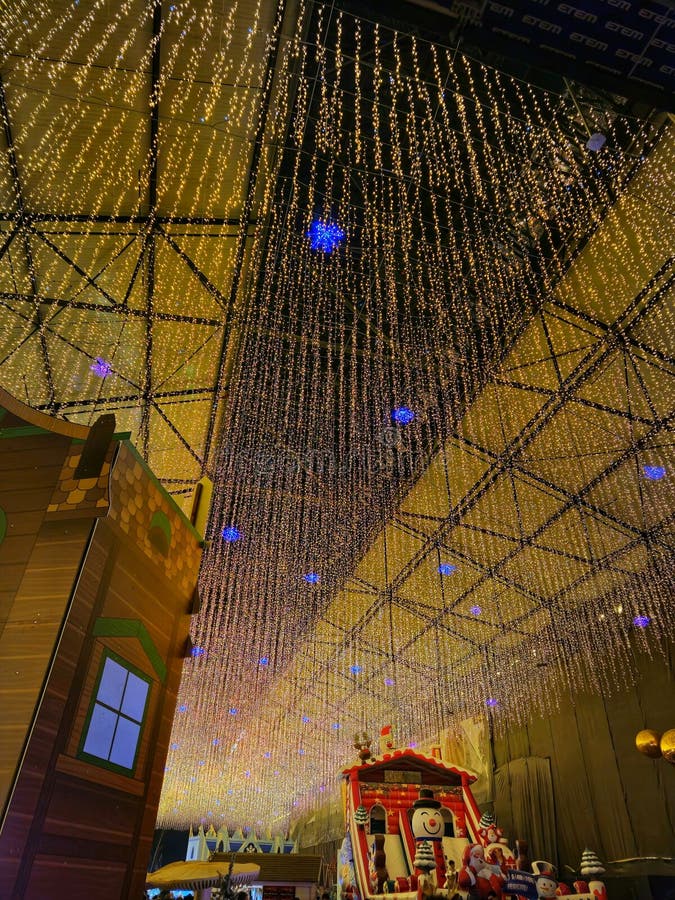 Christmas Evening at Laminorul Hall in Bucharest Stock Photo - Image of ...