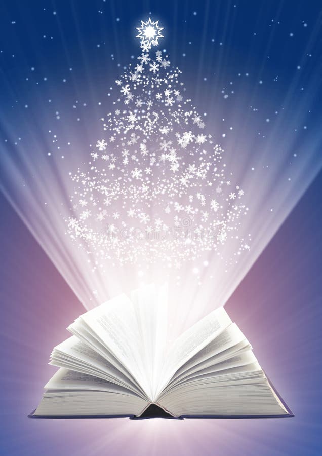 Christmas fairy-tale stock illustration. Illustration of backdrop ...