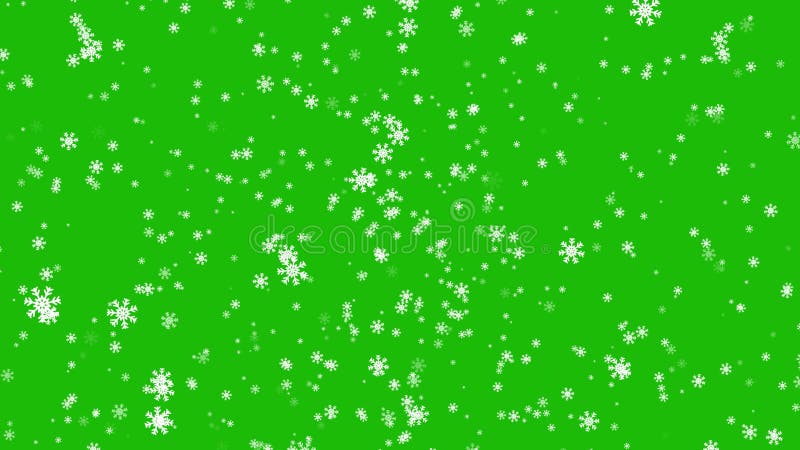 Christmas Falling Snow with Snowflakes - Snow Falling Down Slowly 4K ...