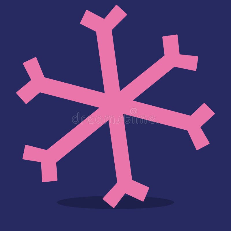 Christmas Feet Pink Flake 15 Stock Vector - Illustration of flake, feet ...