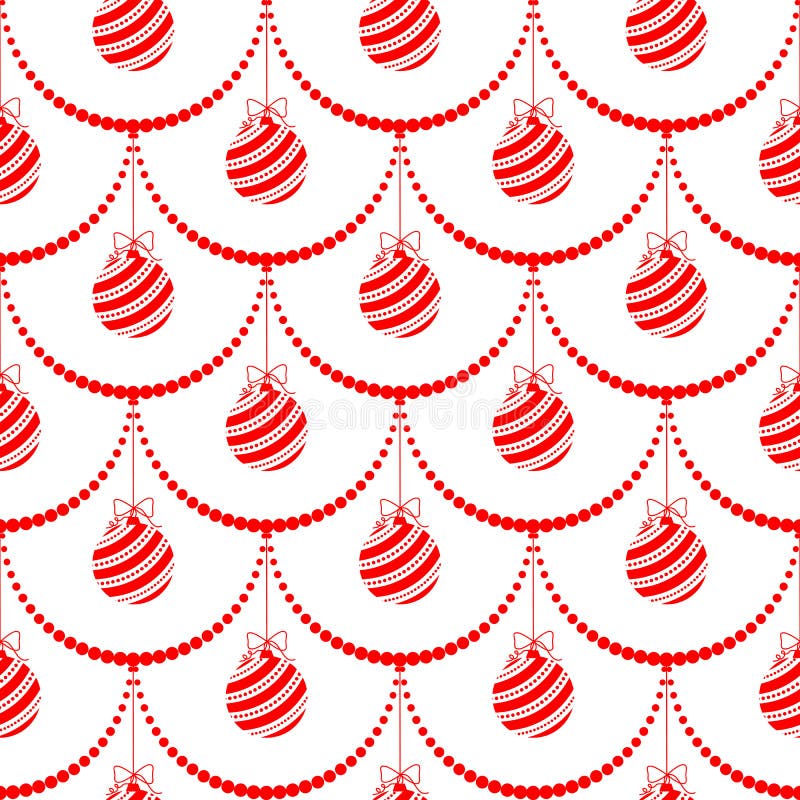 Christmas Festive Seamless Pattern Background Stock Vector ...