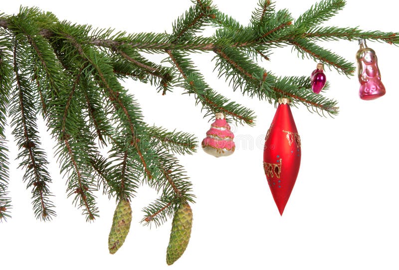 Christmas Fir Tree with Colorful Lights Stock Photo - Image of shiny ...