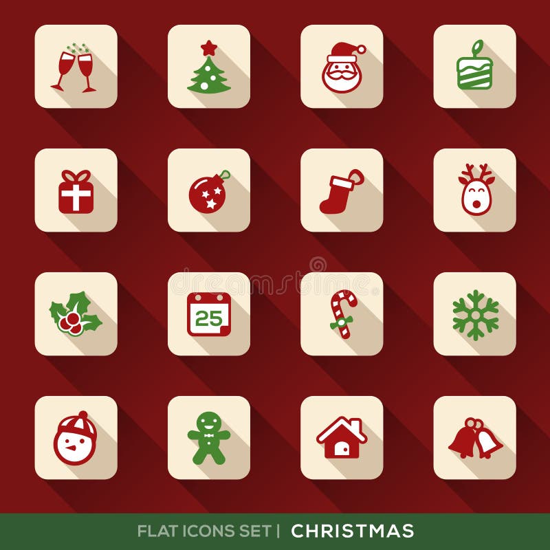 Christmas Collection of Labels and Frames Design Elements Stock Vector ...