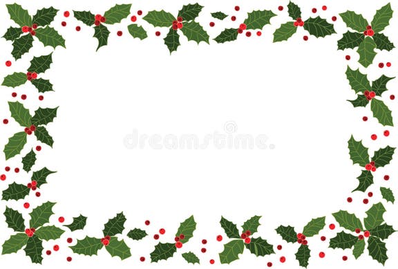 Christmas frame stock vector. Illustration of drawing - 28173573