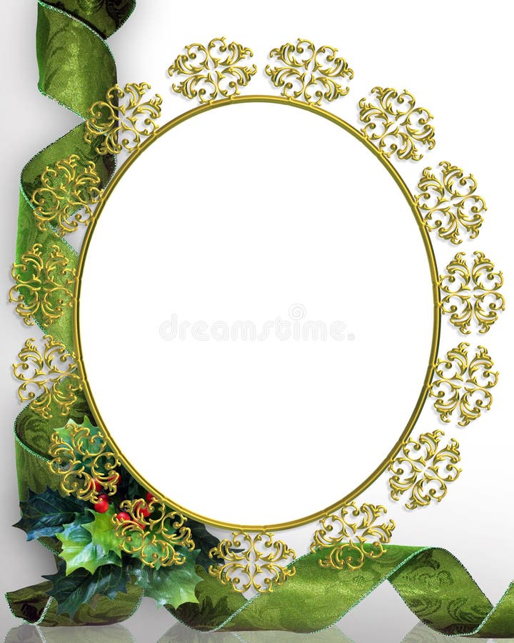 Oval Christmas Frame Stock Illustrations – 3,136 Oval Christmas Frame ...