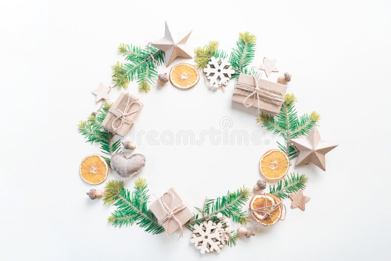 Christmas frame set stock photo. Image of packaging - 193772316