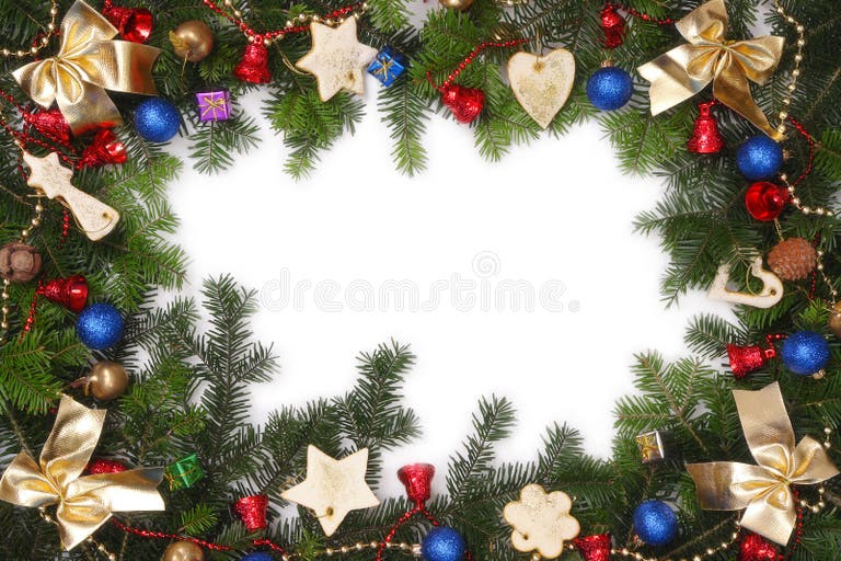 Christmas framework stock image. Image of balls, background - 3627751
