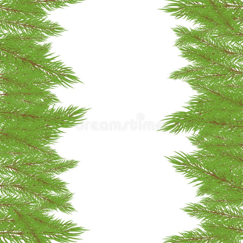 Christmas Fur-tree. Vector Illustration Stock Vector - Illustration of ...