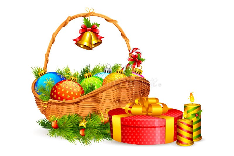 Christmas Hamper Stock Illustrations – 653 Christmas Hamper Stock ...