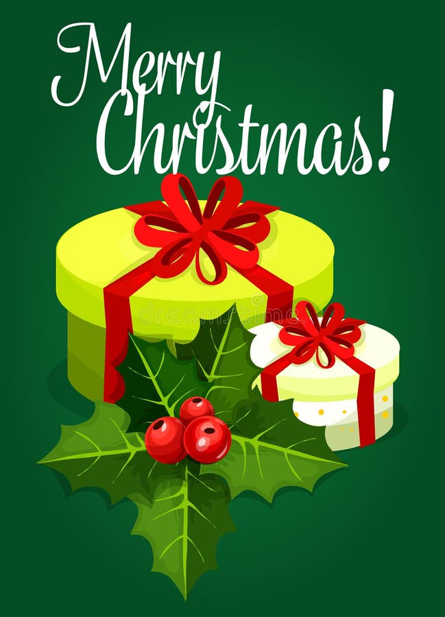 Holly Christmas Wreath Stock Vector Illustration Of Noel 34285478