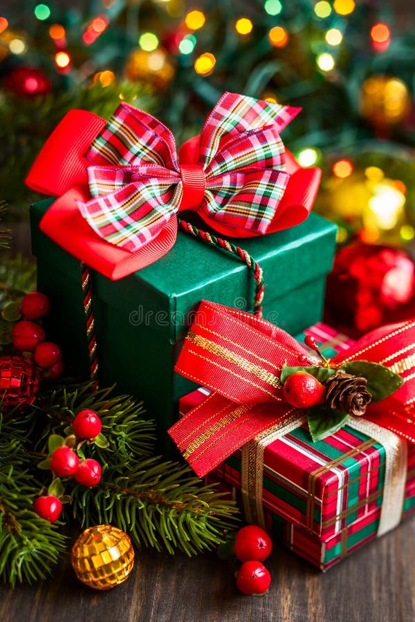 Christmas gift boxes stock photo. Image of celebrate - 43942578