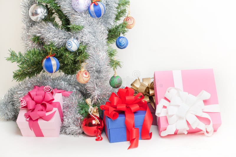 Christmas gift boxes stock image. Image of home, december - 34985161
