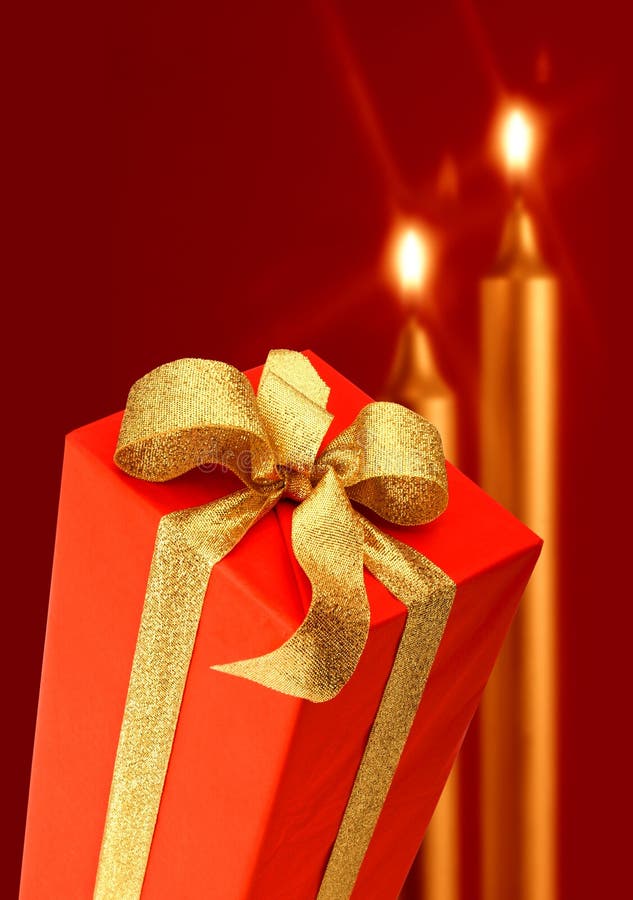 Red gift stock image. Image of gift, celebration, decoration - 300713