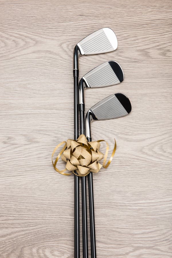 Christmas gift Golf Club stock image. Image of club, gift - 82373305