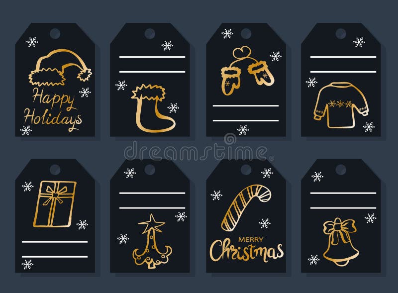 Let it Snow Sticker. Winter Holiday Concept Stock Vector - Illustration ...