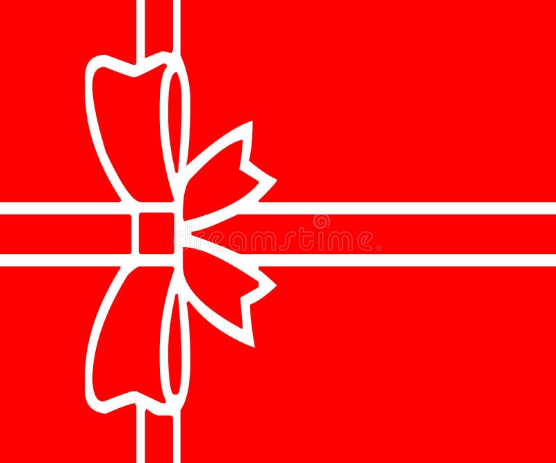 Christmas Gift with Red Package Stock Illustration - Illustration of ...