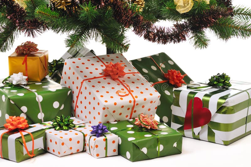 Christmas Presents Under Tree Stock Image - Image of tree, idea: 6884233