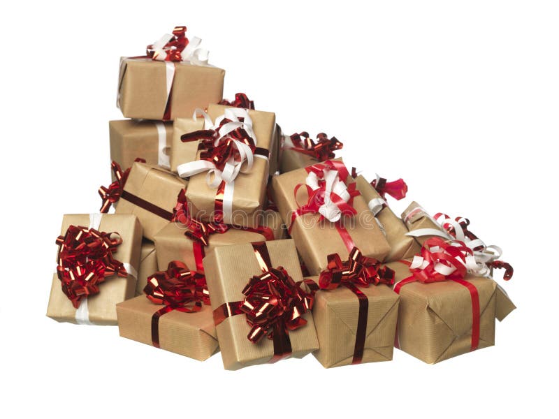 Christmas gifts stock photo. Image of pack, stack, still - 9056948