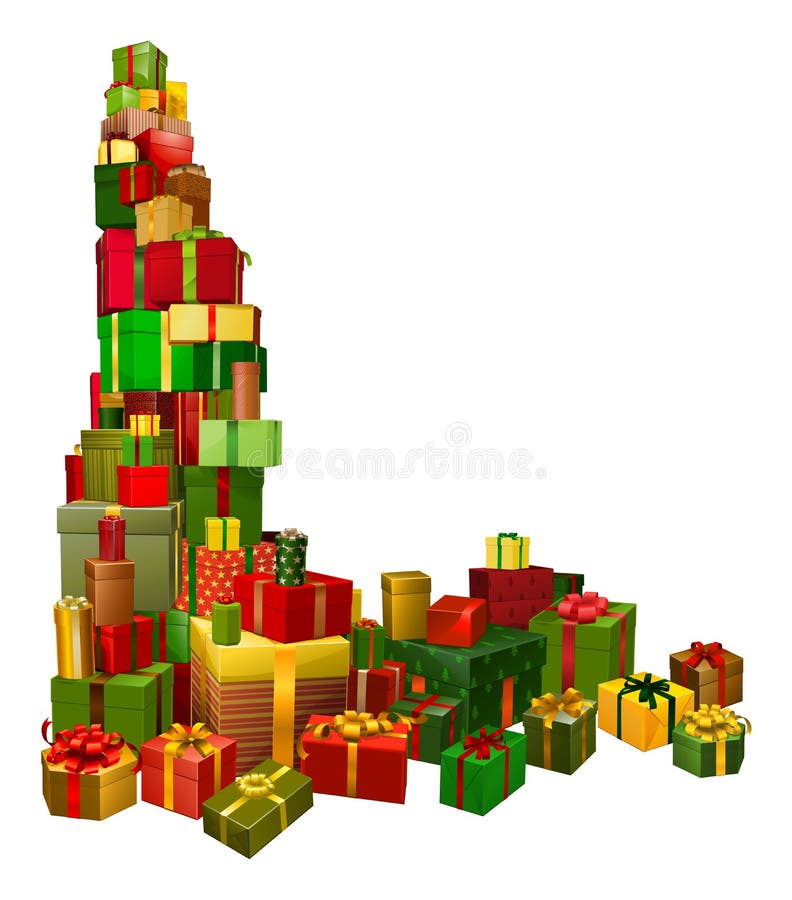 Stack Of Presents Clipart