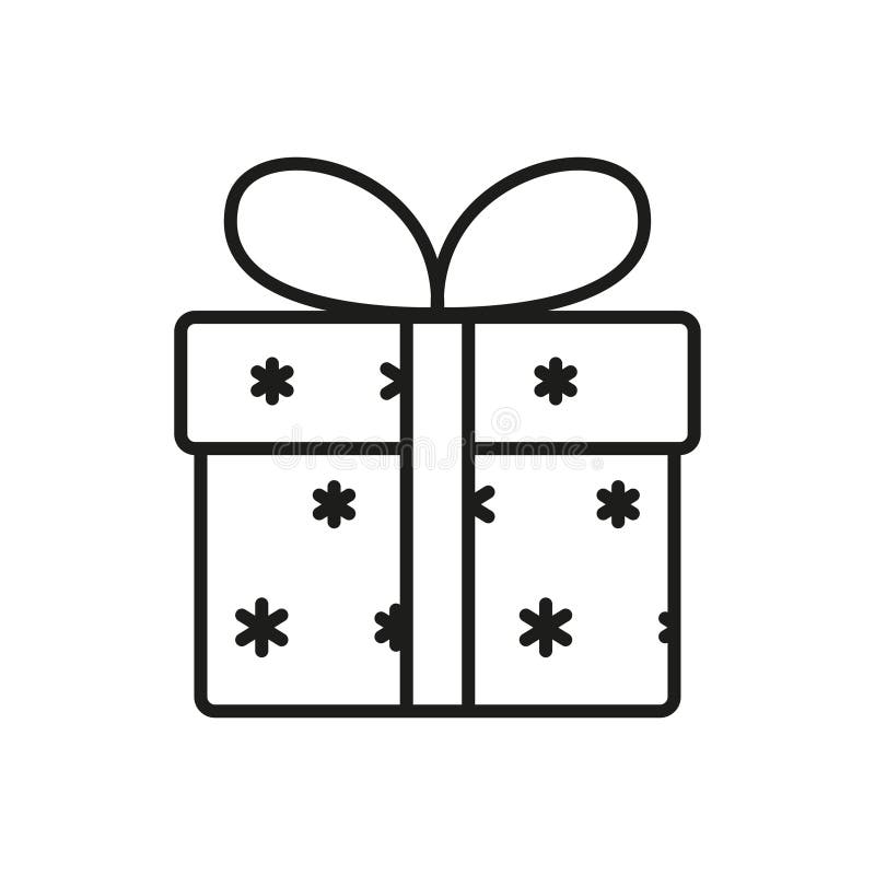 Christmas Gifts Icon Vector Basic Design Simple and Modern Stock Vector ...