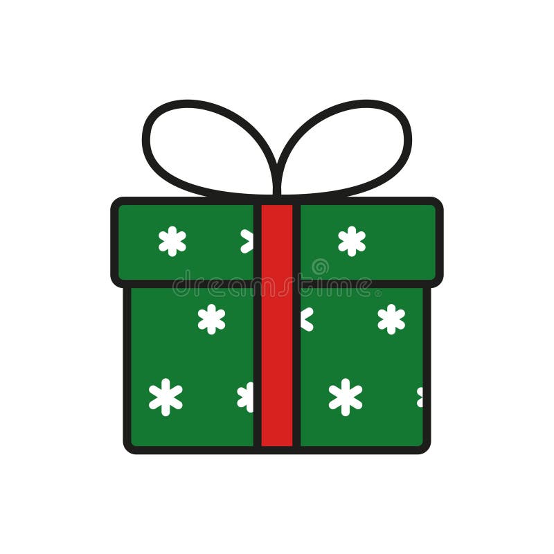 Christmas Gifts Icon Vector Basic Design Simple and Modern Stock ...