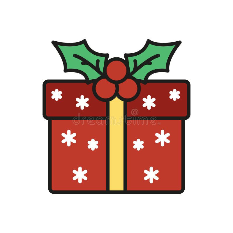Christmas Gifts Icon Vector Basic Design Simple and Modern Stock ...