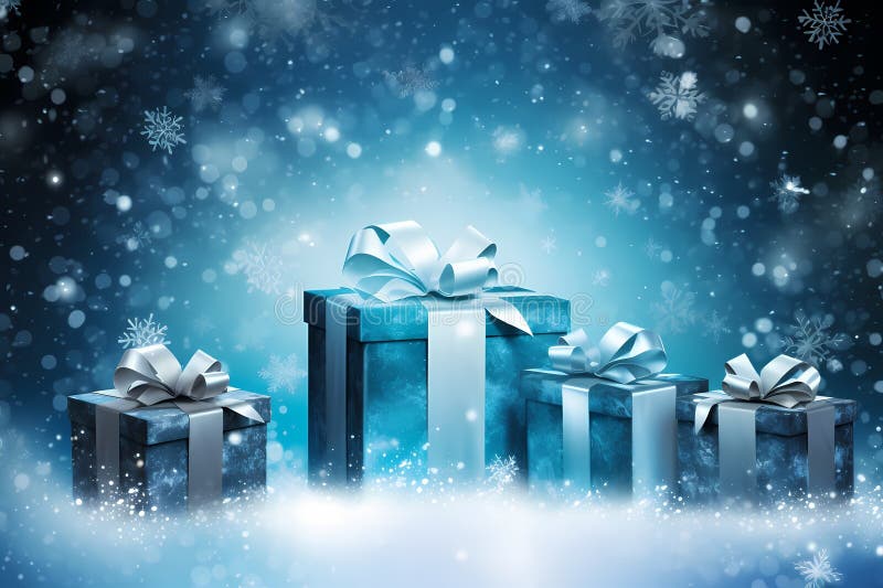 Christmas Gifts and Presents Abstract Graphics Background Stock ...