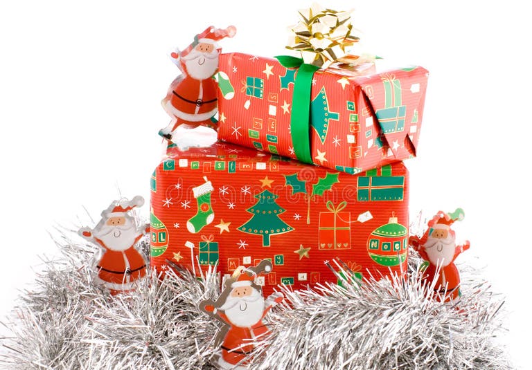 Christmas Gifts, Presents Composition Stock Image - Image of ...