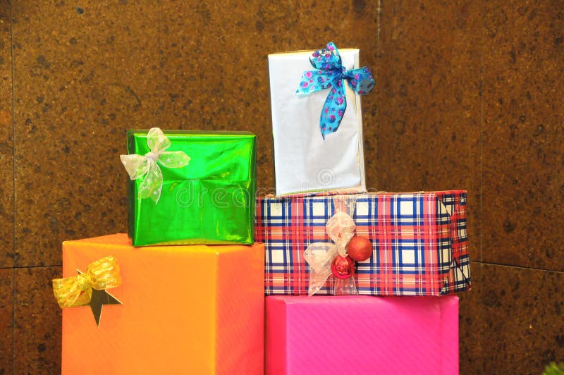Christmas Gifts stock photo. Image of color, decoration - 46033536