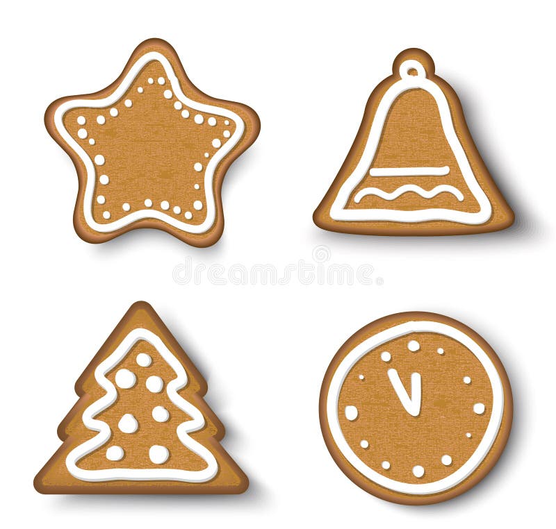 Christmas Ginger Seamless Pattern Vector Stock Vector - Illustration of ...