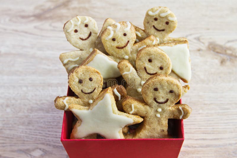 Christmas Gingerbread Cookies Stock Photo - Image of sweet, couple ...