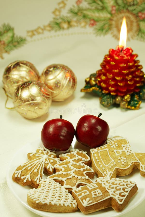 Christmas gingerbread stock photo. Image of candle, event - 2703598