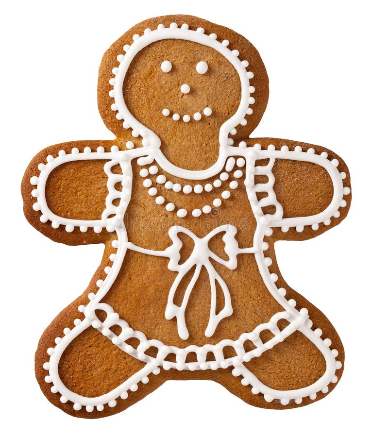 Christmas Gingerbread Couple Cookies and Hot Chocolate Stock Photo ...