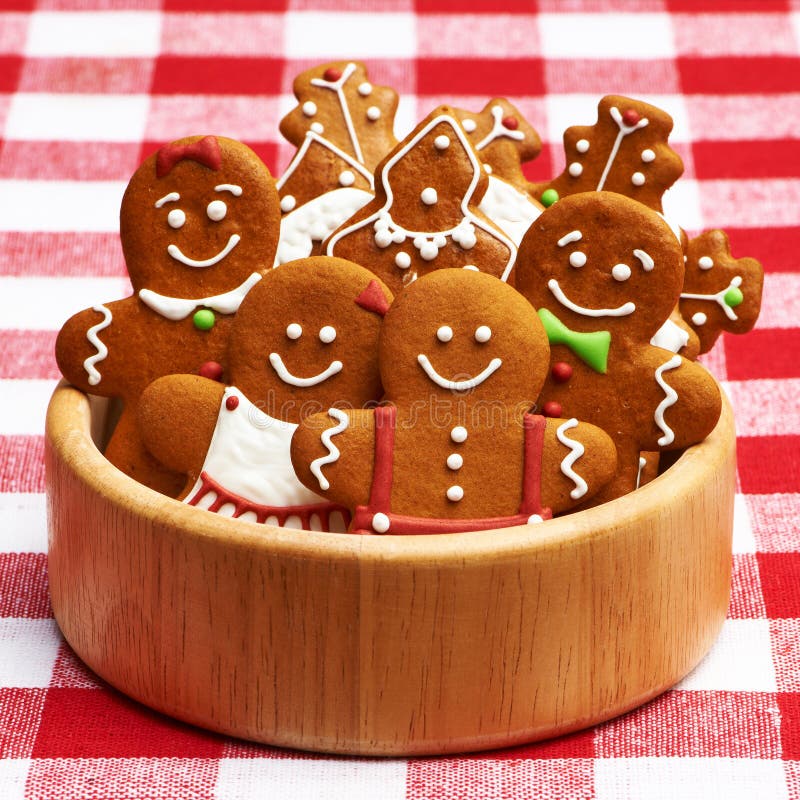 Christmas Gingerbread Cookies Stock Photo - Image of christmas, dessert ...