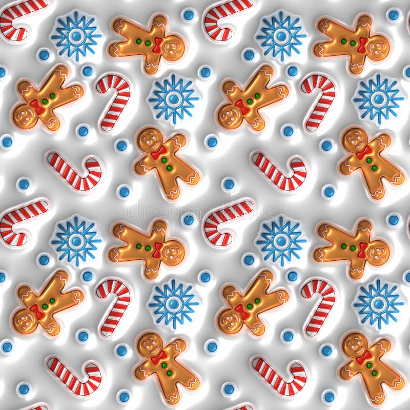 Gingerbread 3d Seamless Stock Photos - Free & Royalty-Free Stock Photos ...