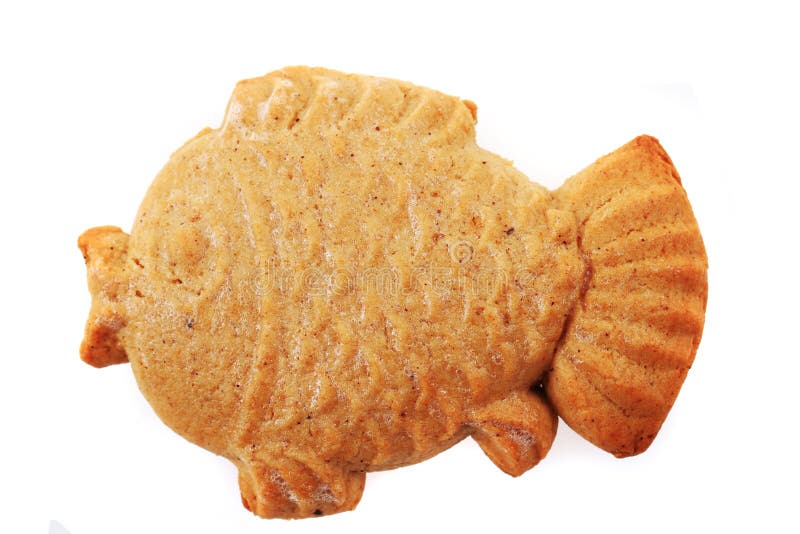 Christmas Gingerbread Fish Isolated Stock Photo - Image of gingerbread ...