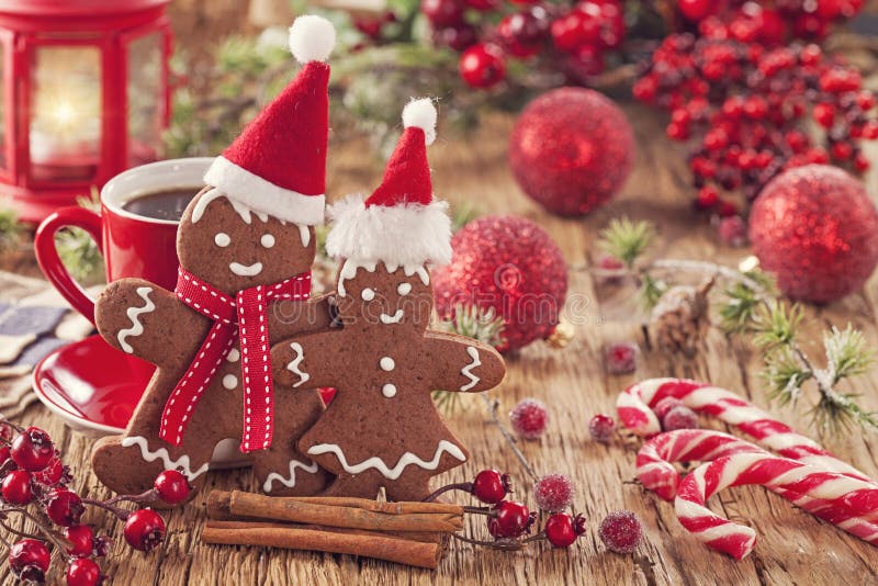 Christmas gingerbread man stock photo. Image of group - 35211928
