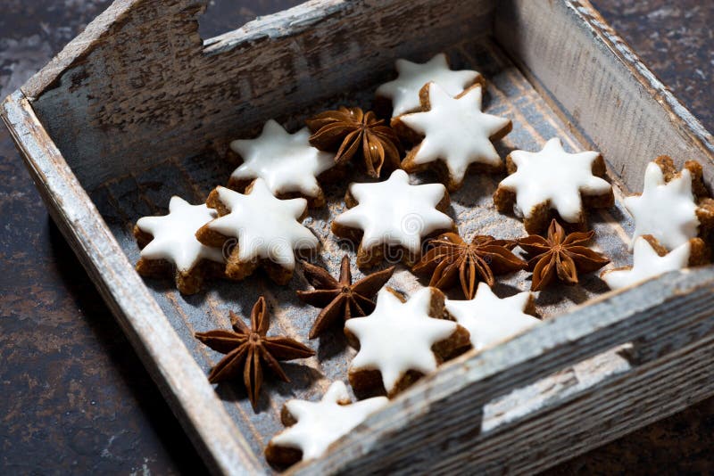 Christmas Gingerbread Stars Stock Photo - Image of holiday, ingredients ...
