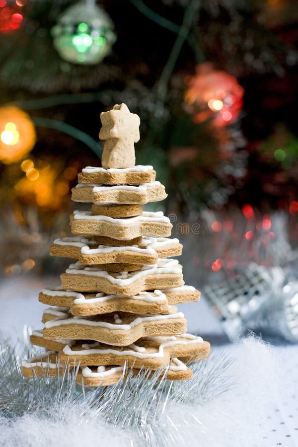 Christmas gingerbread tree stock photo. Image of medium - 27344302