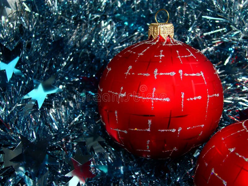 Christmas glass sphere stock image. Image of holly, gifts - 7093407