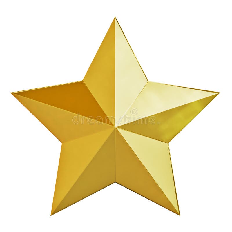 Gold Christmas Star Clip Art