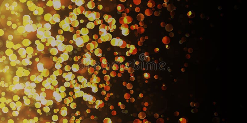 Background of Bright Glow Bokeh. Stock Illustration - Illustration of ...