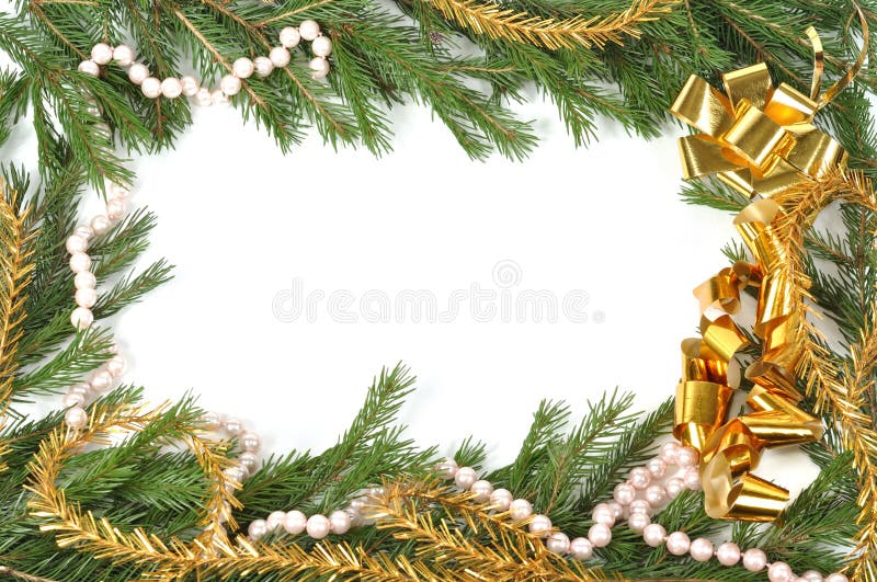 Christmas green border stock image. Image of decor, winter - 16612673